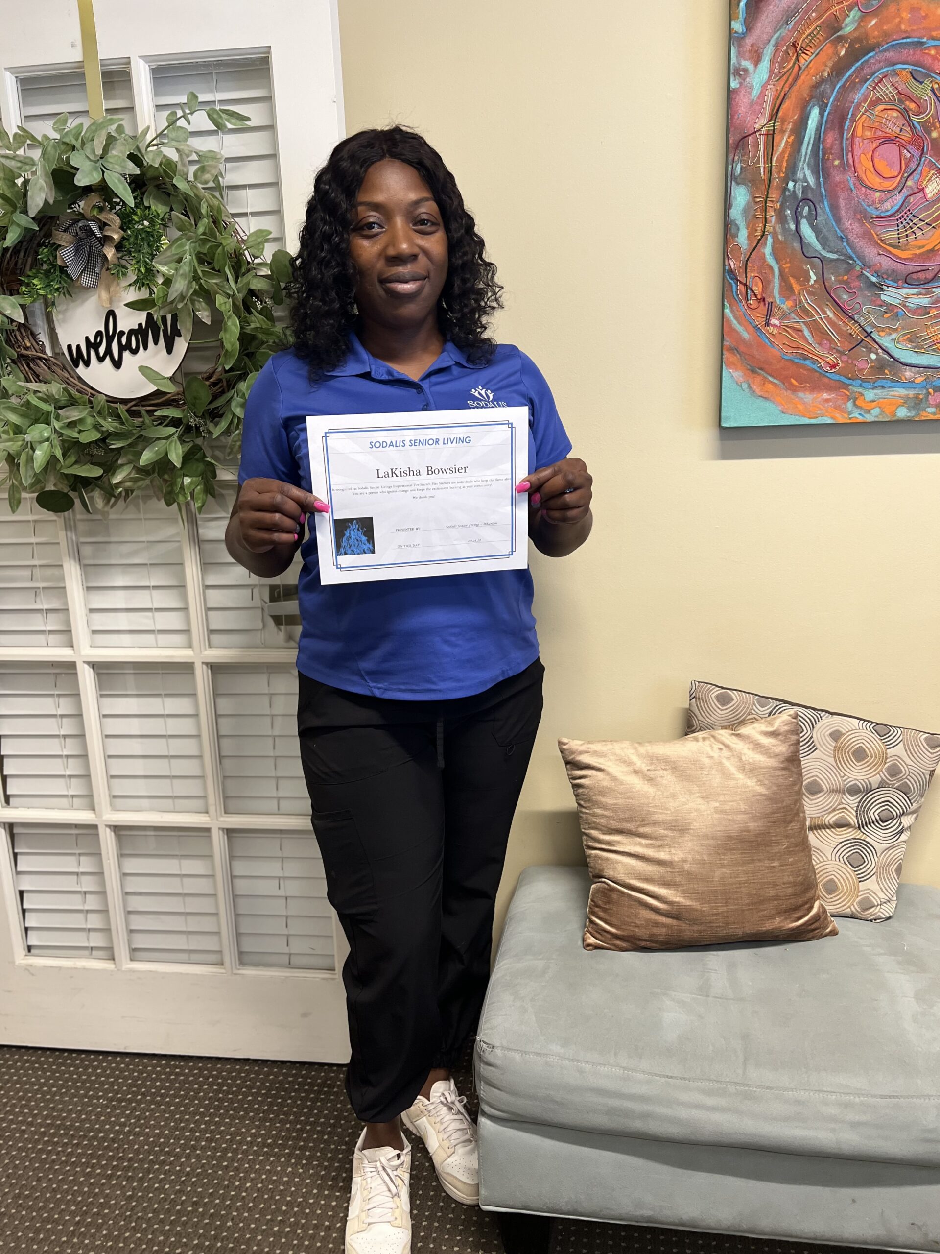 July Fire Starter - Sodalis Wharton - Sodalis Senior Living