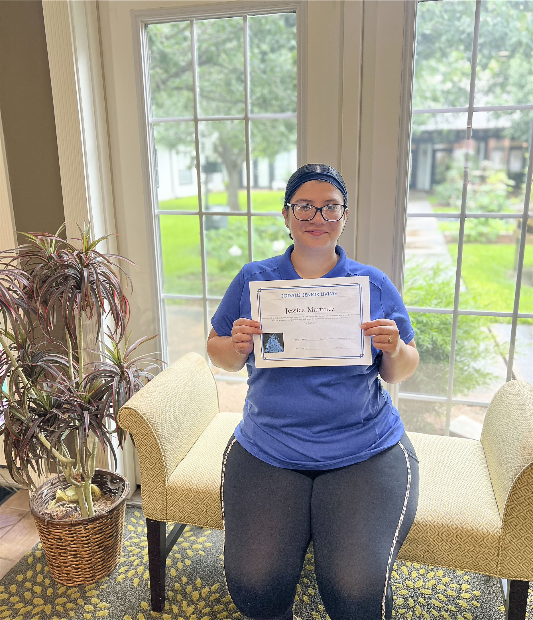 June Fire Starter - Sodalis Wharton - Sodalis Senior Living